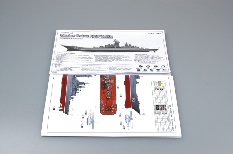 Russian battlecruiser Pyotr Velikiy Ex-Yuki Andropov 04522-1/350 Series-TRUMPETER（china）